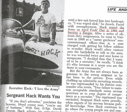 David Hack, US Army Special Forces POSER Blog of Shame