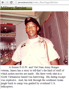 James R. Lewis, Vietnam Prisoner of War POSER Blog of Shame